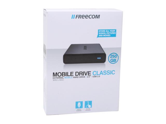 FREECOM Mobile Drive 250GB USB 2.0 2.5" External Hard Drive - Newegg.com