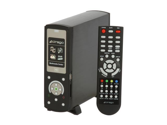 cirago 500GB USB 2.0 / Ethernet / WiFi USB Dongle 3.5" Media Center USB ...