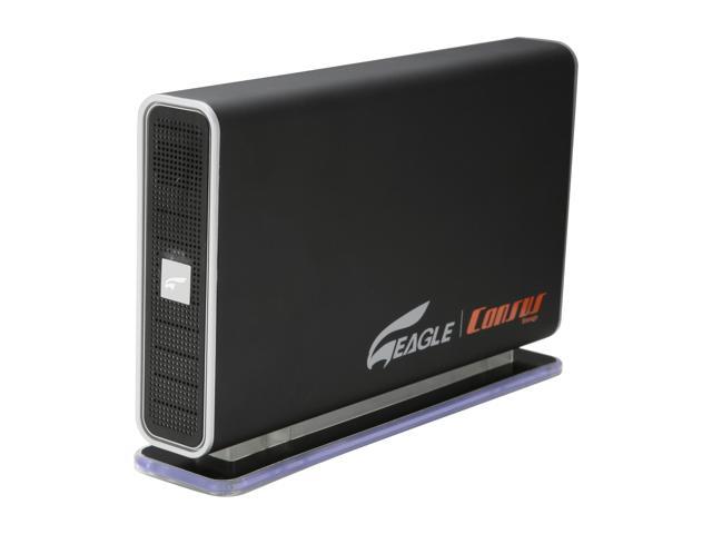 Eagle Tech 1TB USB 2.0 3.5" External Hard Drive with Blue LED base ...