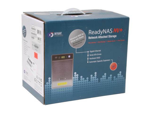 Infrant ReadyNAS NV+ RNV2-S2-X440, 1.6TB with 4 x 400GB pre-installed ...