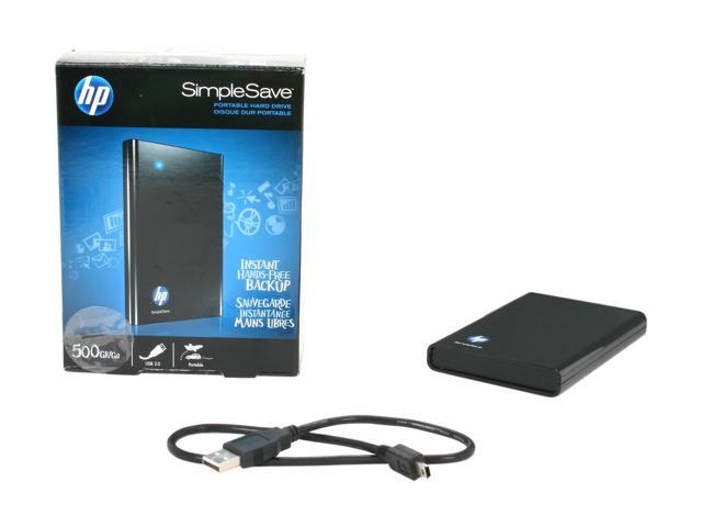HP SimpleSave 500GB USB 2.0 2.5" External Hard Drive - Newegg.ca