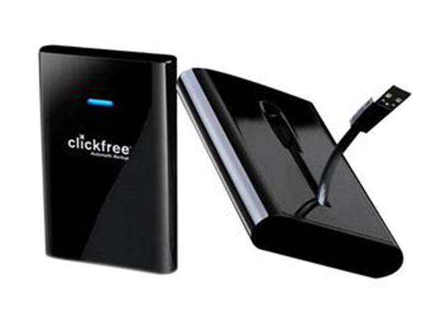 Clickfree 250GB USB 2.0 C2 Portable Backup Drive - Black 227B-1004-100 ...