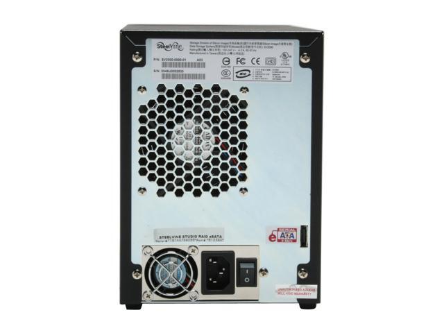 EZQUEST SteelVine Studio Raid 1.25TB 7200 RPM 3.5" eSATA External Hard ...