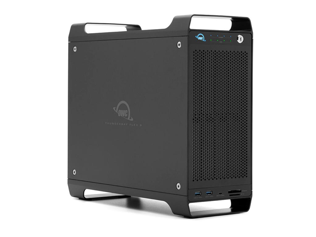 OWC 144TB Thunderbolt 3.5" ThunderBay Flex 8 Storage Solution Black - Newegg.com