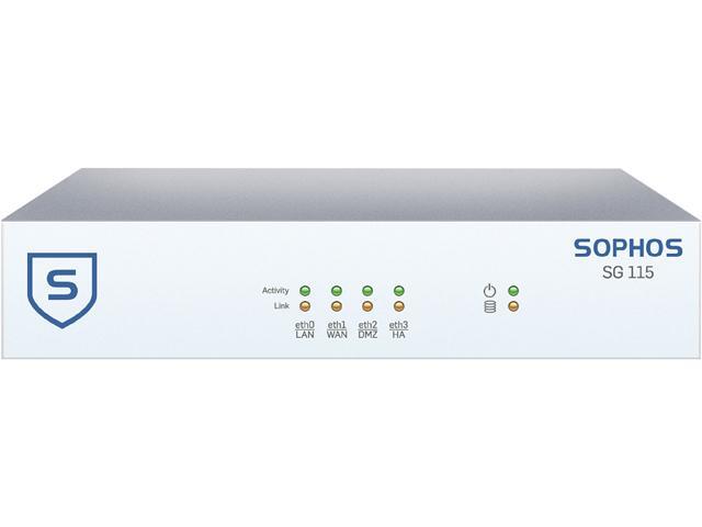 Sophos SB1B1CSUSK SG 115 Rev.2 Firewall with TotalProtect 24x7 1-year License - Newegg.com