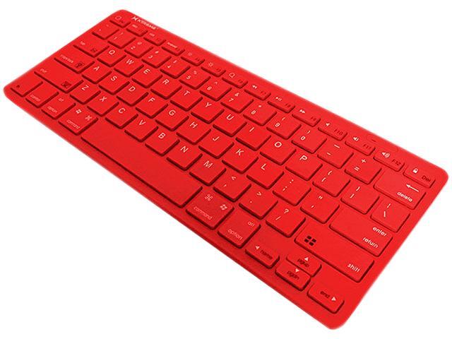 Xtreme 59594 KEY-RED Red Bluetooth Wireless Keyboard - Newegg.com