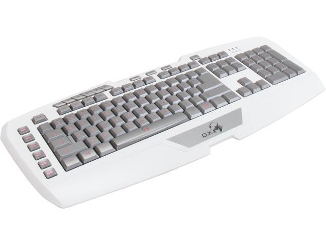 Genius 31310062101 Imperator Pro White Edition Keyboard - Newegg.com