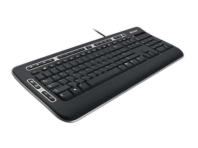 Microsoft Black Digital Media Keyboard 3000 - English (Canada ...