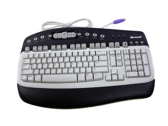 Microsoft K49-00023 2-Tone Keyboard - Newegg.com