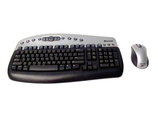 Microsoft N90-00002 2-Tone RF Wireless Keyboard - Newegg.com