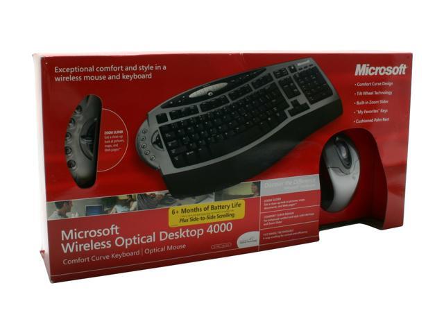 Microsoft Wireless Optical Desktop 4000 Keyboard and Mouse - Newegg.com