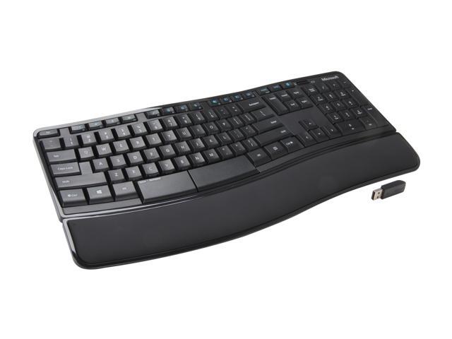 Microsoft L2 Sculpt Comfort Keyboard V4S-00001 RF Wireless Keyboard ...