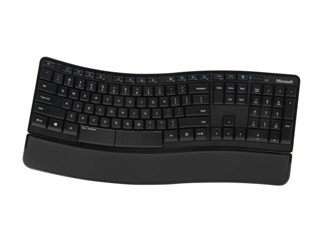 Microsoft L2 Sculpt Comfort Keyboard V4S-00001 RF Wireless Keyboard ...