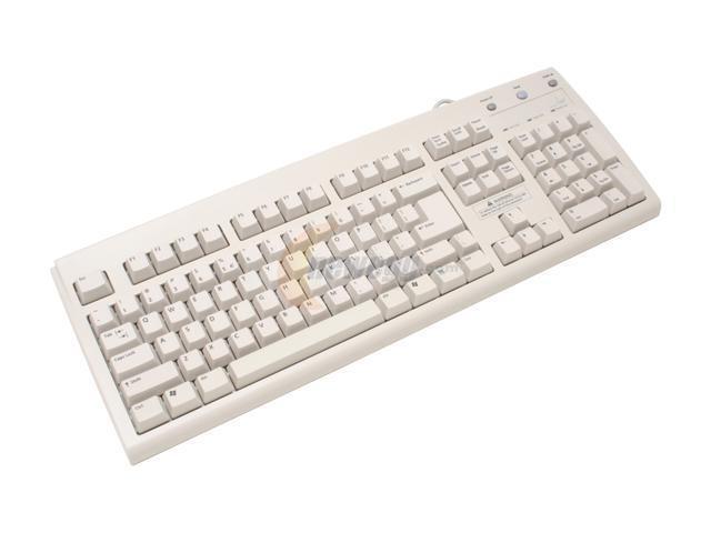 BTC 5121W White Power Management Keyboard - Newegg.com