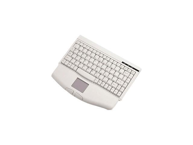 SolidTek ACK-540 White 88 Normal Keys USB Mini Keyboard with TOUCH PAD ...