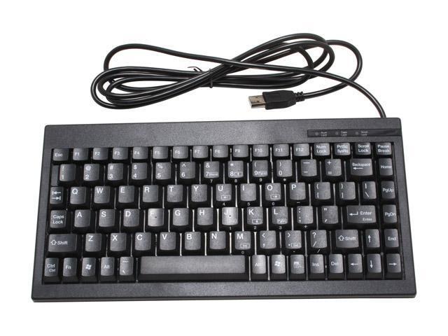 SolidTek KB-595BU Black USB Wired Mini Keyboard - Newegg.ca