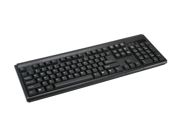 SolidTek KB-7091BU Black Wired IPx5 water resistant keyboard - Newegg.com