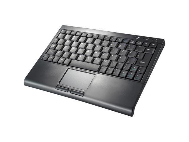 SolidTek KB-3461B Black USB RF Wireless Super Mini Keyboard with ...
