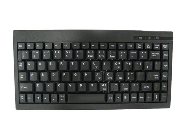 SolidTek Mini-Keyboard ACK-595U-CF Black Wired Keyboard - Newegg.ca