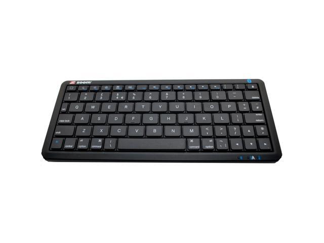 Zoom 9010-00-68F Black Bluetooth Wireless Keyboard - Newegg.com