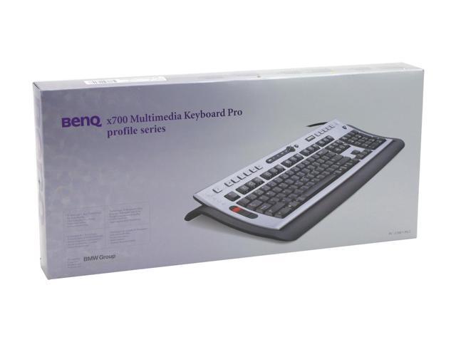 BenQ x700Pro Silver & Black Profile Multimedia Keyboard - Newegg.com