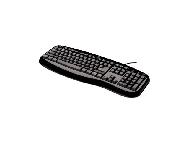 Logitech Classic Black Wired Keyboard - Newegg.com
