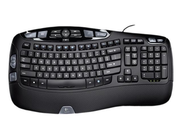 Logitech Wave Keyboard Bil - Newegg.ca