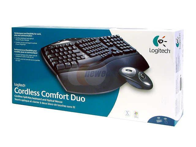 Logitech 967230-0403 Black RF Wireless Cordless Comfort Duo - Newegg.com