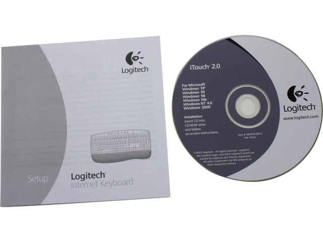 Open Box: Logitech Internet Keyboard 967248-1403 White Wired Keyboard ...