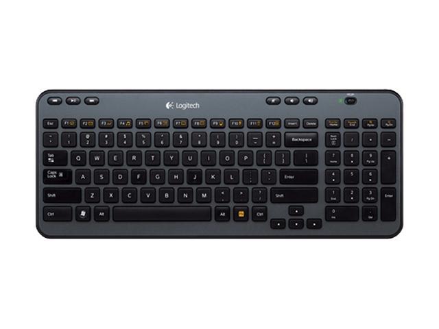 Logitech K360 Dark Silver RF Wireless Keyboard (French CDN Layout ...