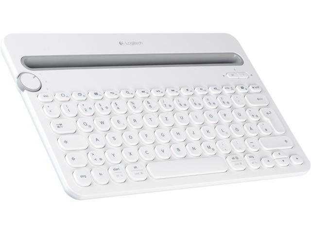 Logitech 920-006351 White Bluetooth Wireless Keyboard - Newegg.com