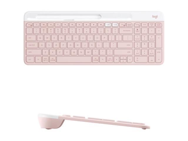 Logitech K585 Slim Multi-Device Wireless Keyboard - Rose - Newegg.ca