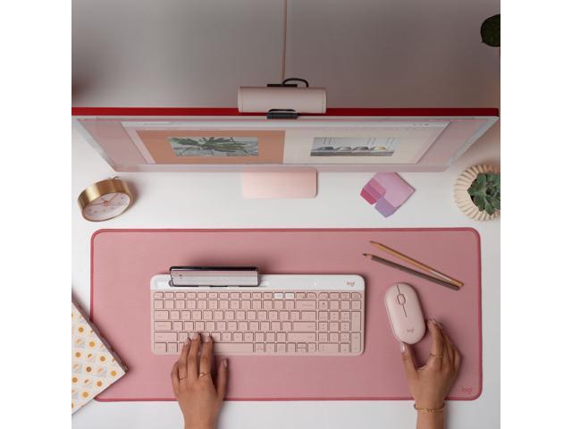 Logitech K585 Slim Multi-Device Wireless Keyboard - Rose - Newegg.ca