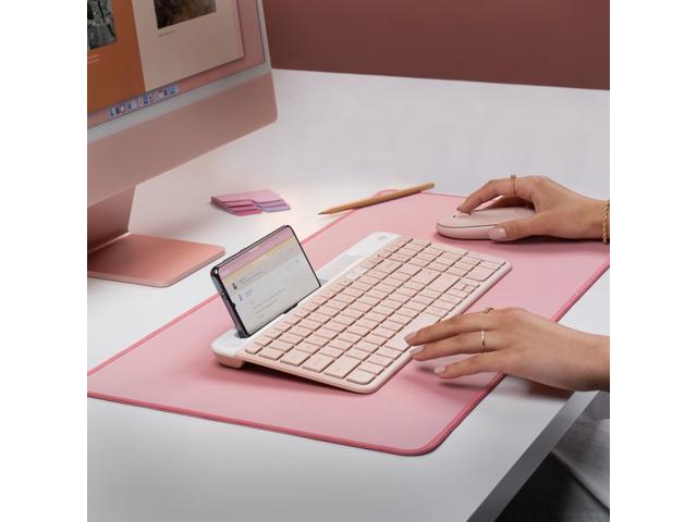 Logitech K585 Slim Multi-Device Wireless Keyboard - Rose - Newegg.ca