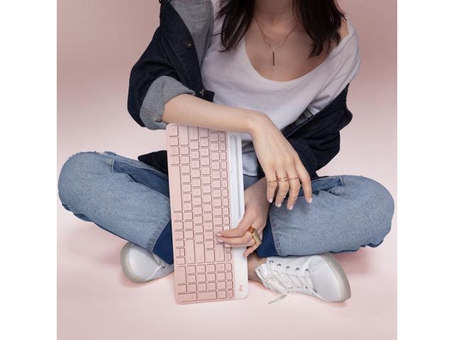 Logitech K585 Slim Multi-Device Wireless Keyboard - Rose - Newegg.ca