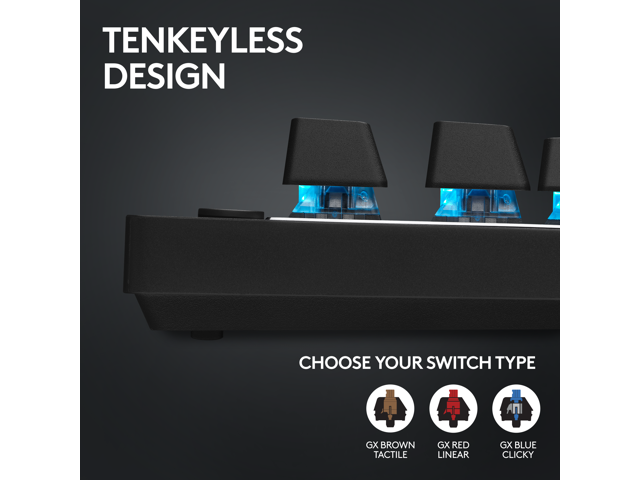 Logitech G PRO X TKL Lightspeed Wireless Gaming Keyboard, Ultra ...