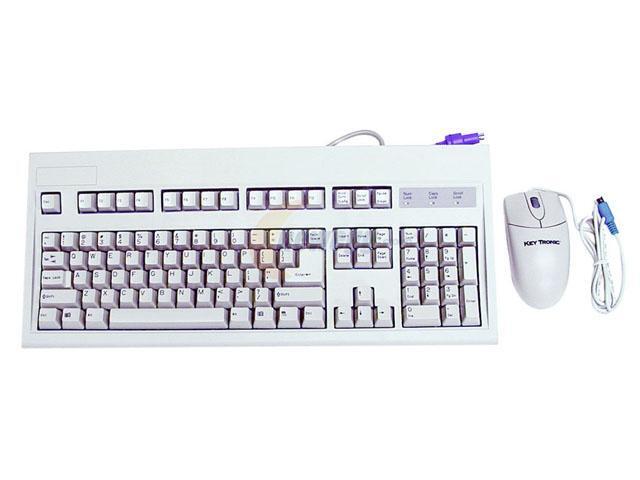 KeyTronic E03601MSE-C Beige Wired Keyboard - Newegg.com