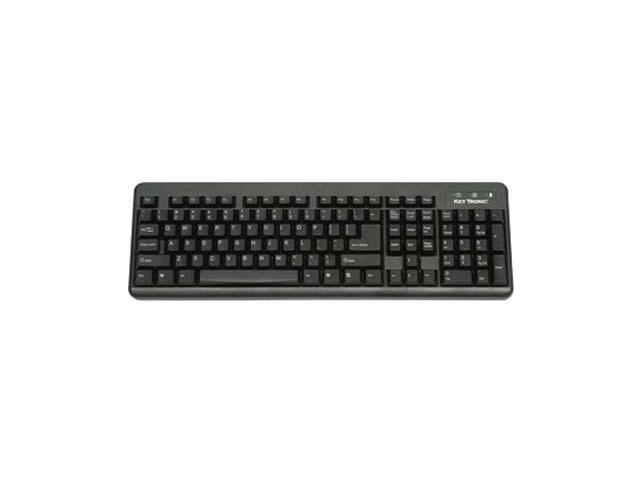 KeyTronic KT300U2 Black Keyboard - Newegg.com