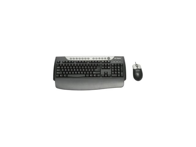 KeyTronic E05380U5 Black/Silver Wired Keyboard & Mouse Bundle - Newegg.com