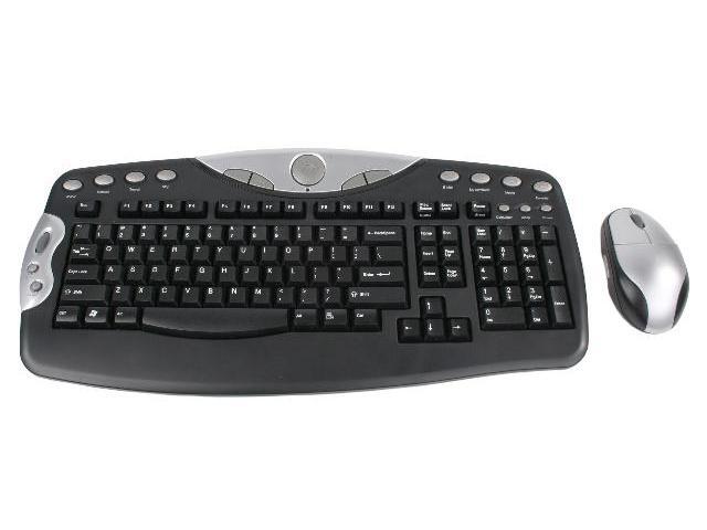 ORtek Wireless Multimedia Pro MCK-8800 2-Tone RF Wireless Keyboard ...