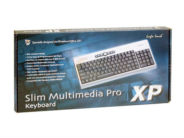 ORtek Slim MultiMedia Pro SKB-2200 2-Tone Wired Keyboard - Newegg.ca