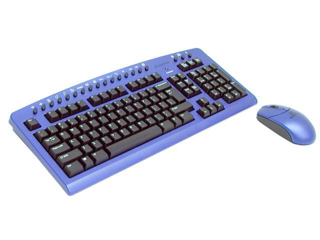 CHIEFTEC KBMS CHIEF BLUE OPT 2-Tone RF Wireless Keyboard - Newegg.com