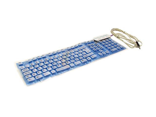 Open Box: iC True-Touch 168649 Blue Wired Keyboard - Newegg.com