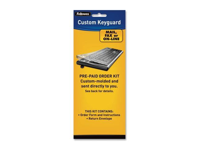 Fellowes 99680 Antimicrobial Custom Keyguard Cover Kit - Newegg.com