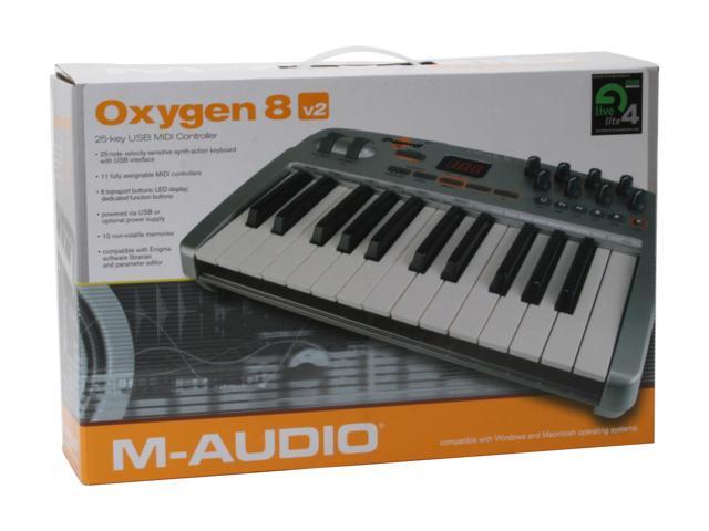 M-AUDIO Oxygen 8 v2 25-Key USB MIDI Controller - Newegg.com