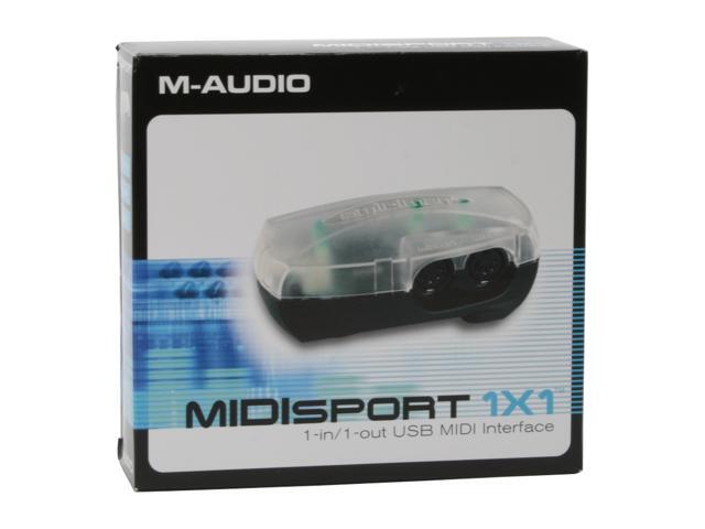 M-AUDIO MIDISPORT 1x1 1-In-1-Out USB Bus-Powered MIDI Interface ...
