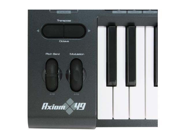 M-AUDIO Axiom 49 Advanced 49-Key Semi-Weighted USB MIDI Controller ...