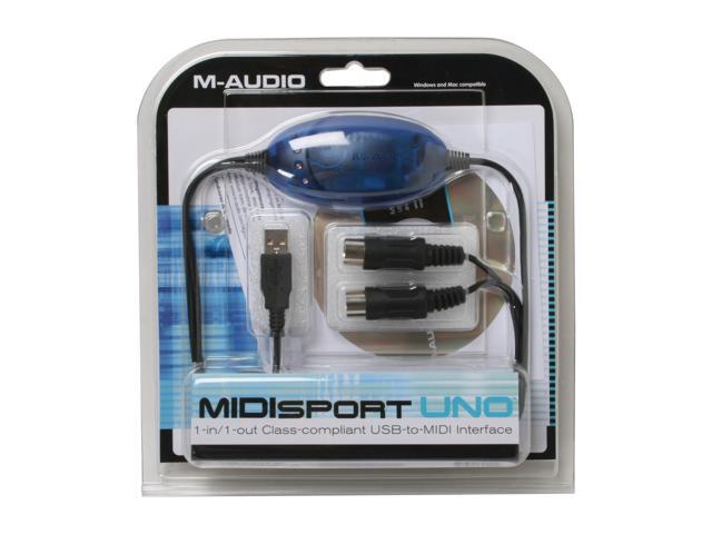 M-AUDIO Uno 1-In-1-Out USB Bus-Powered MIDI Interface - Newegg.ca