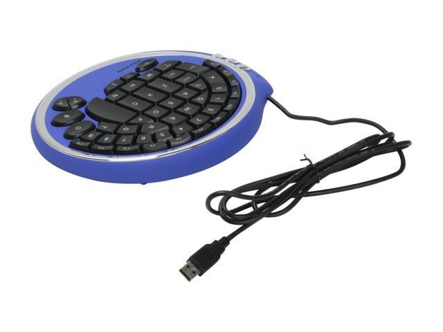 WOLF KING WARRIOR DK2388U Blue/Black Wired Gaming Key Pad - Newegg.com