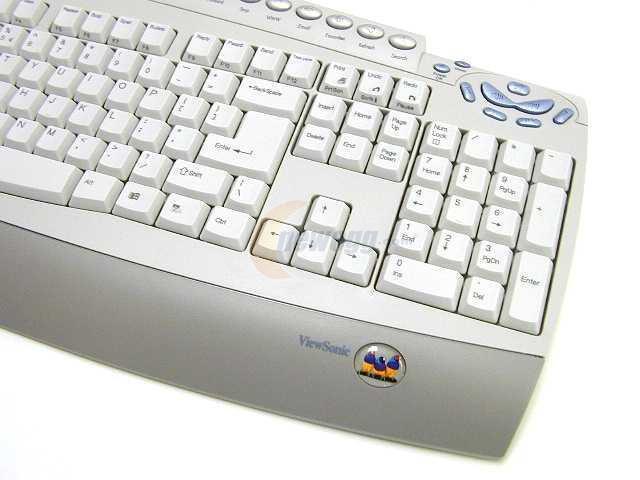 ViewSonic KBM-KP-102 2-Tone Wired Keyboard - Newegg.com